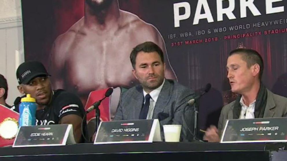 Joshua vs Parker: Eddie Hearn reveals why Anthony Joshua was angered by ...