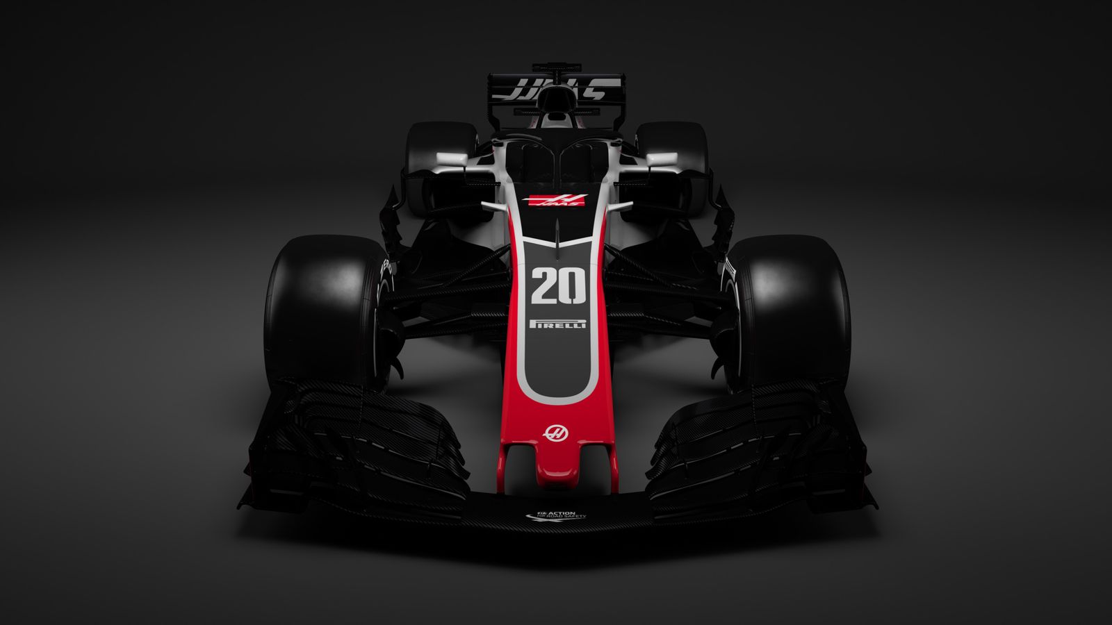 F1 2018: Haas reveal new car, the VF-18, with first look look at Halo ...