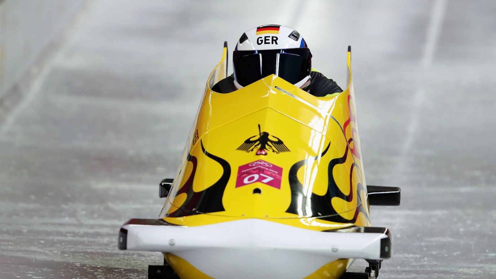 Bobsleigh crash overturns sled at Winter Olympics | Olympics News | Sky ...