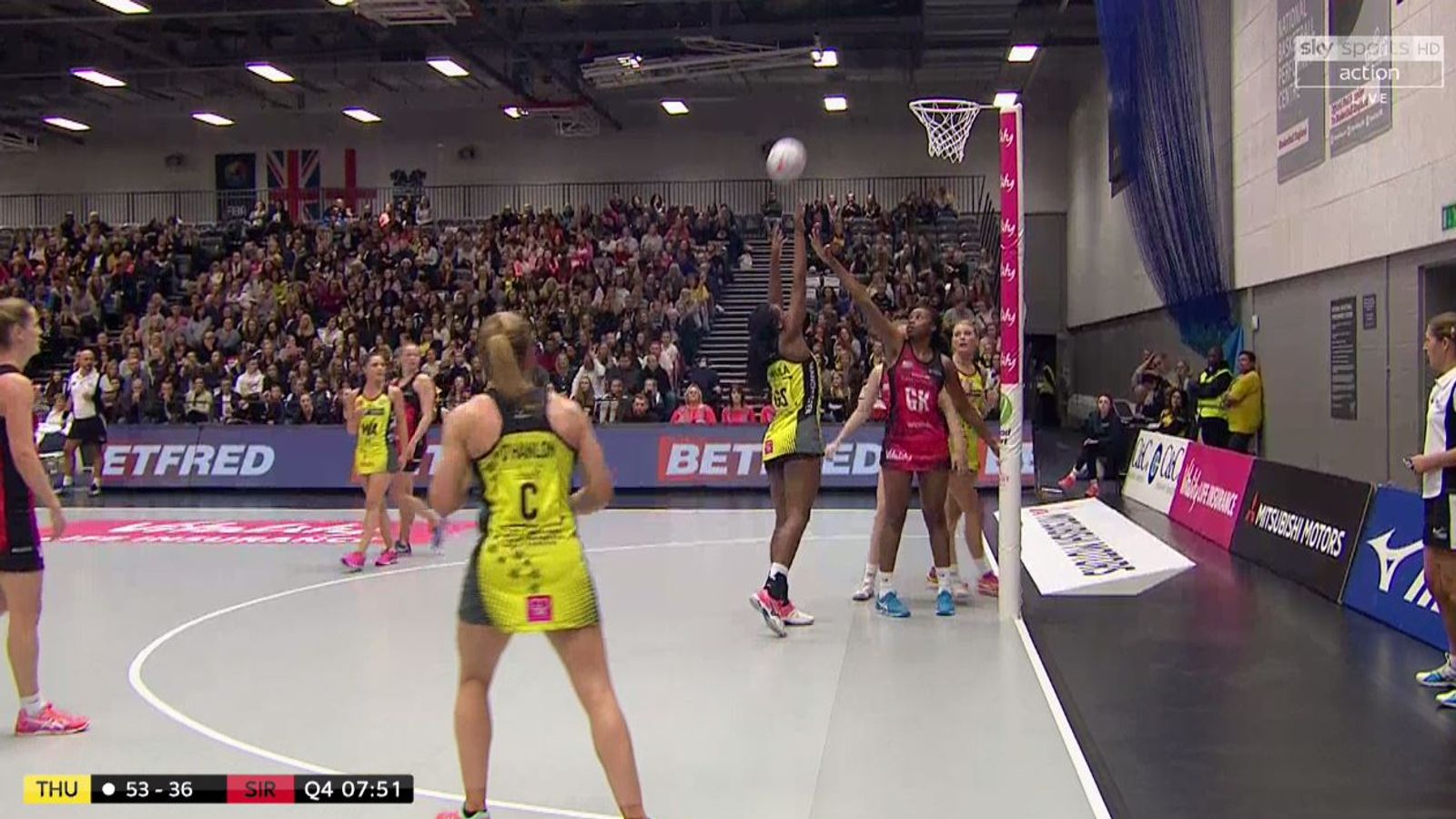 Manchester Thunder crush UWS Sirens in Vitality Superleague netball ...