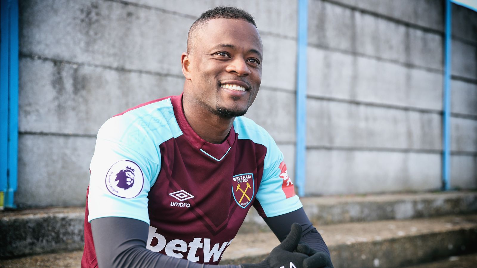 Patrice Evra completes free transfer to West Ham | Football News | Sky ...