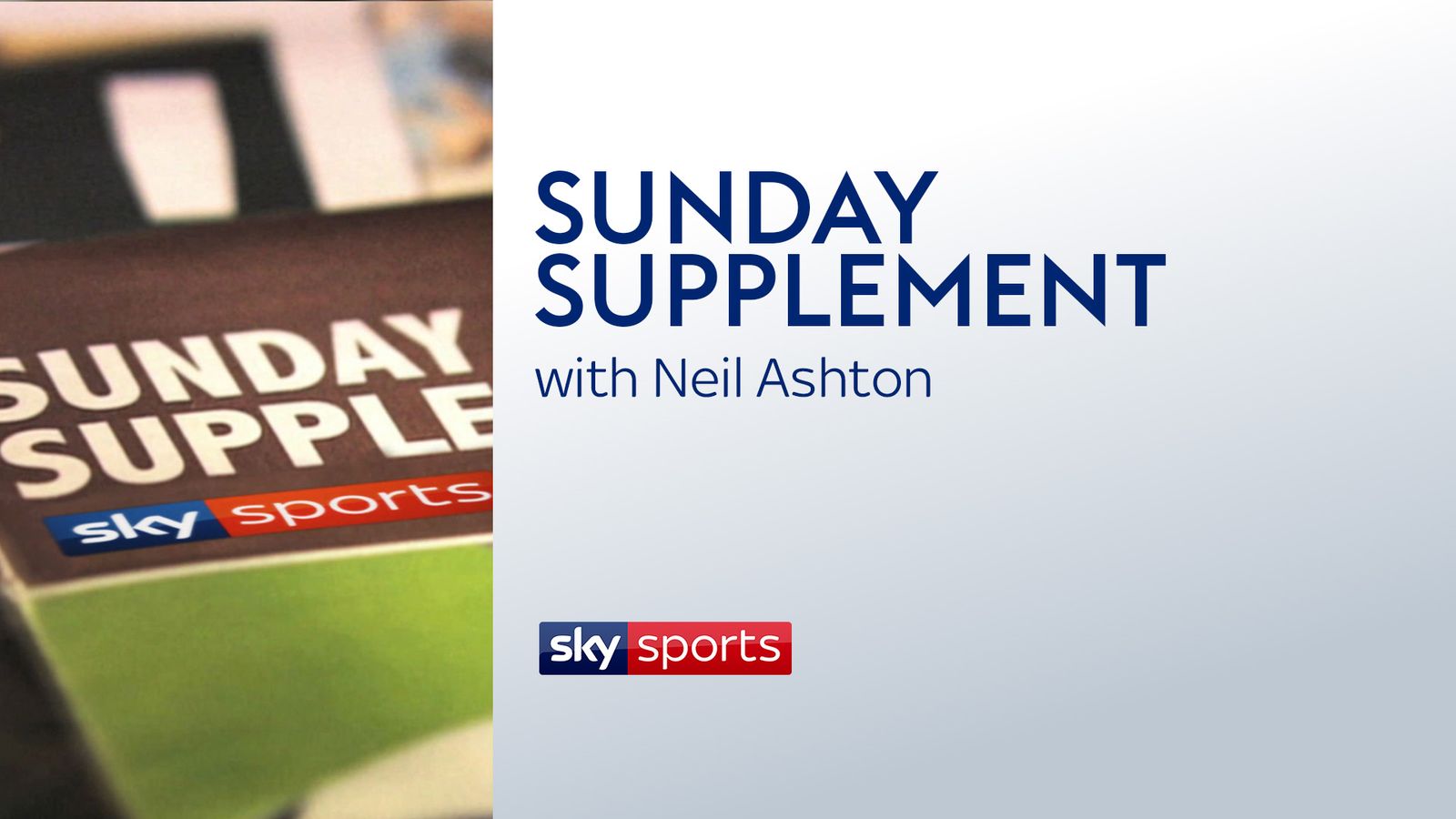 WATCH: Sunday Supplement Carabao Cup final special live from Wembley ...