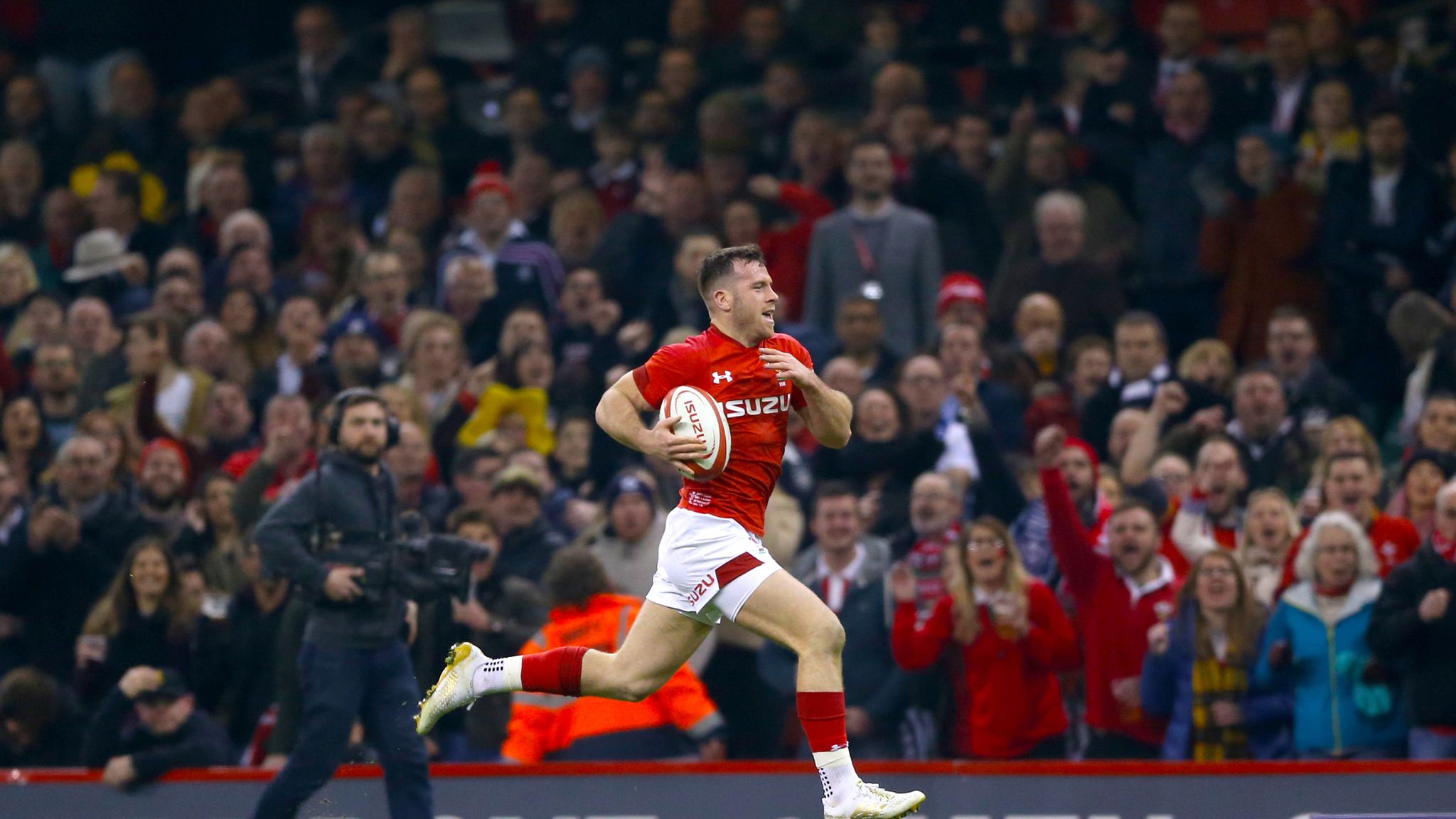 Wales trio Jonathan Davies, Jake Ball and Gareth Davies sign dual ...