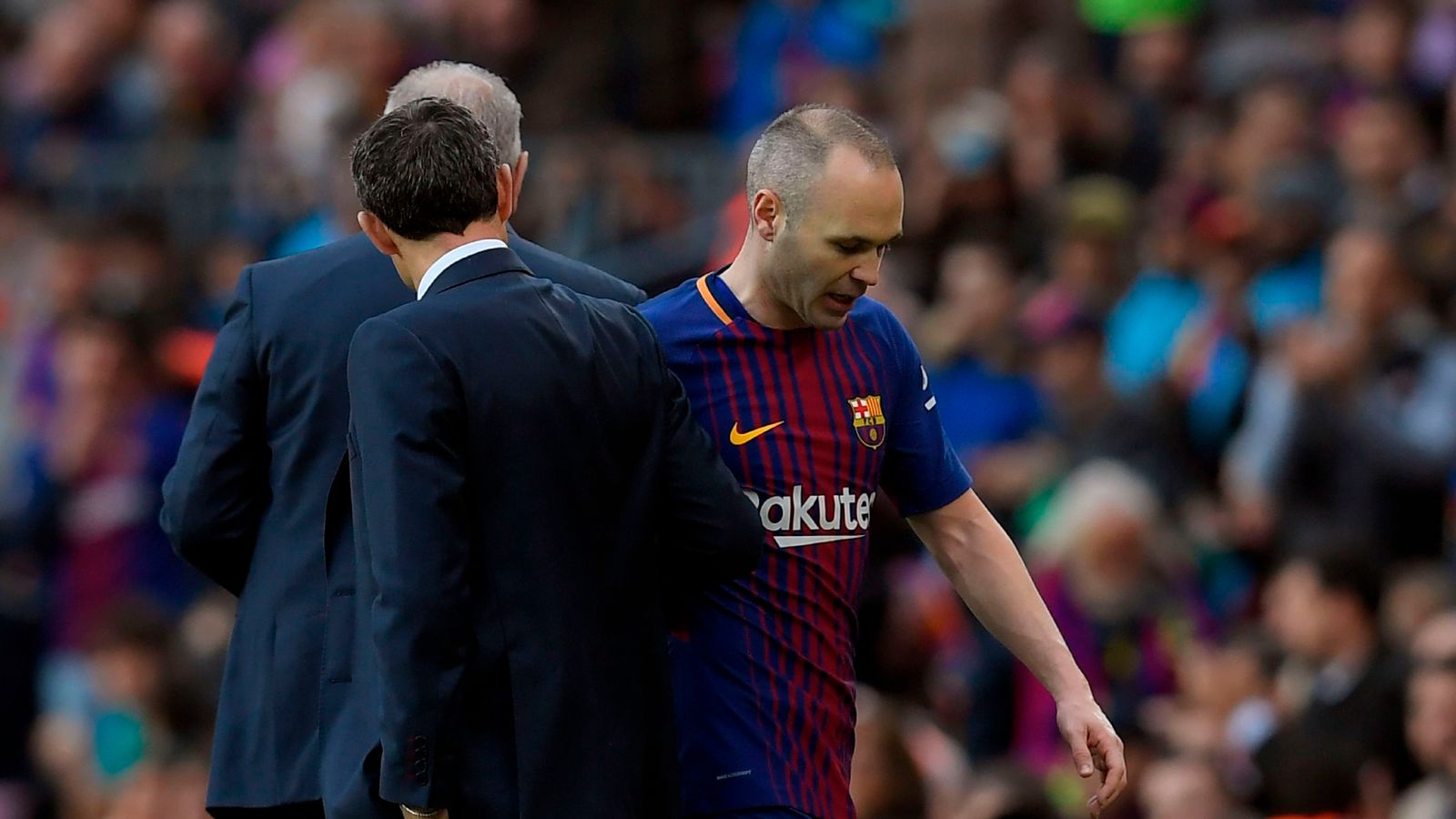 Barcelona's Andres Iniesta a doubt for Chelsea clash due to injury ...