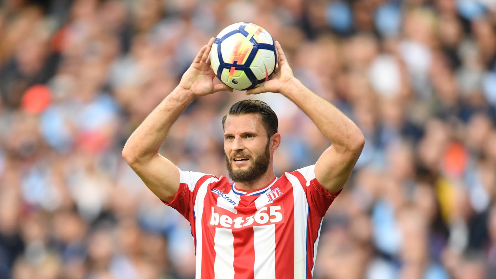 Erik Pieters dropped for Stoke's defeat to Everton after breaking ...