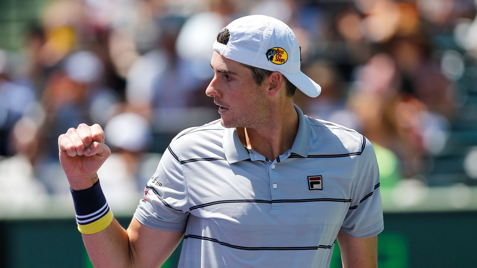 John Isner crushes forehand winner in Juan Martin del Potro victory at ...