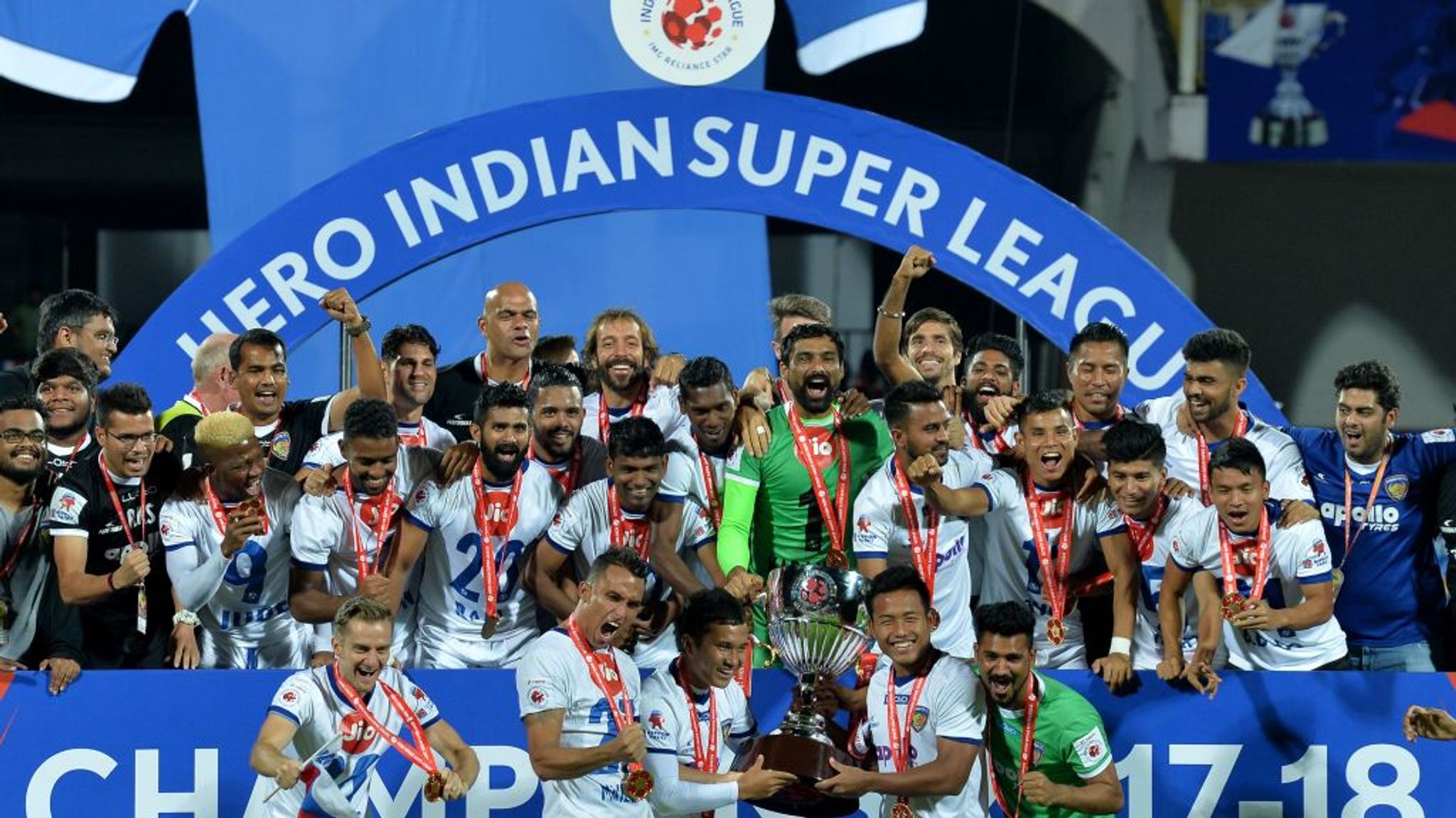 John Gregory celebrates winning Indian Super League title | Football ...