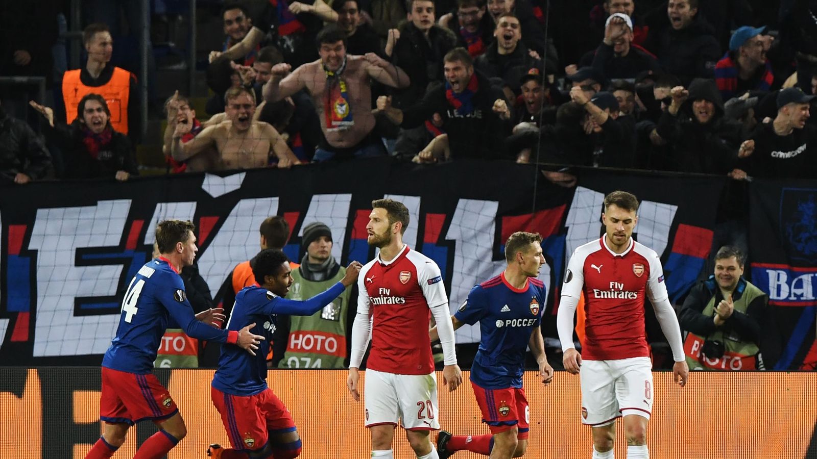 CSKA Moscow 2-2 Arsenal (Agg 3-6): Gunners reach Europa League semi ...
