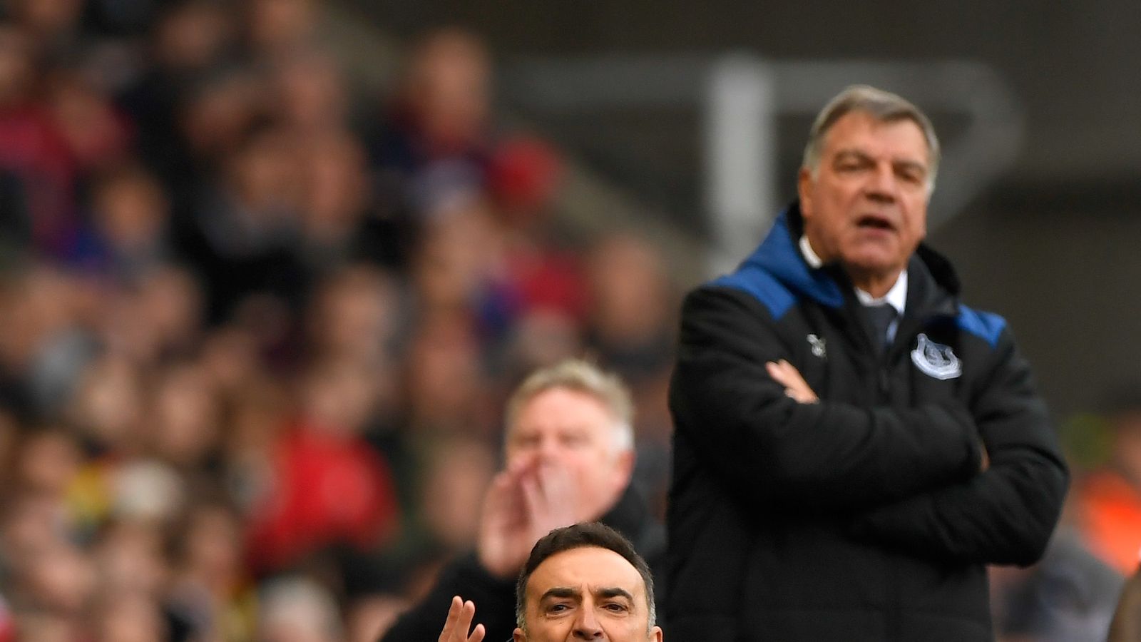 Swansea did everything to try and win against Everton, says manager ...