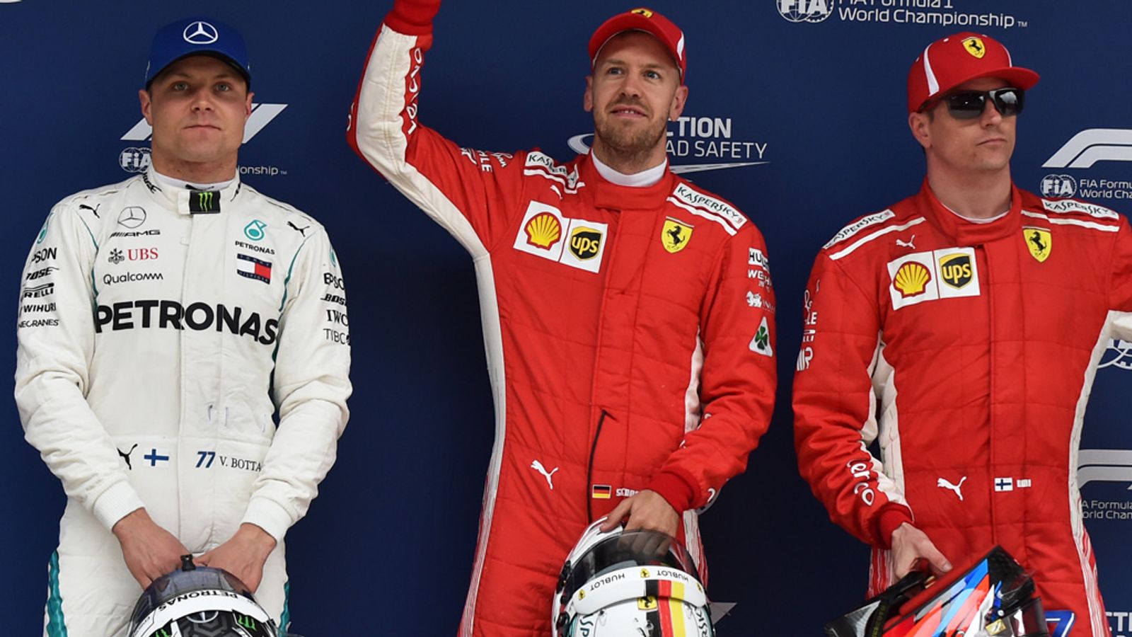 Chinese GP Qualifying: Sebastian Vettel on pole as Lewis Hamilton ...
