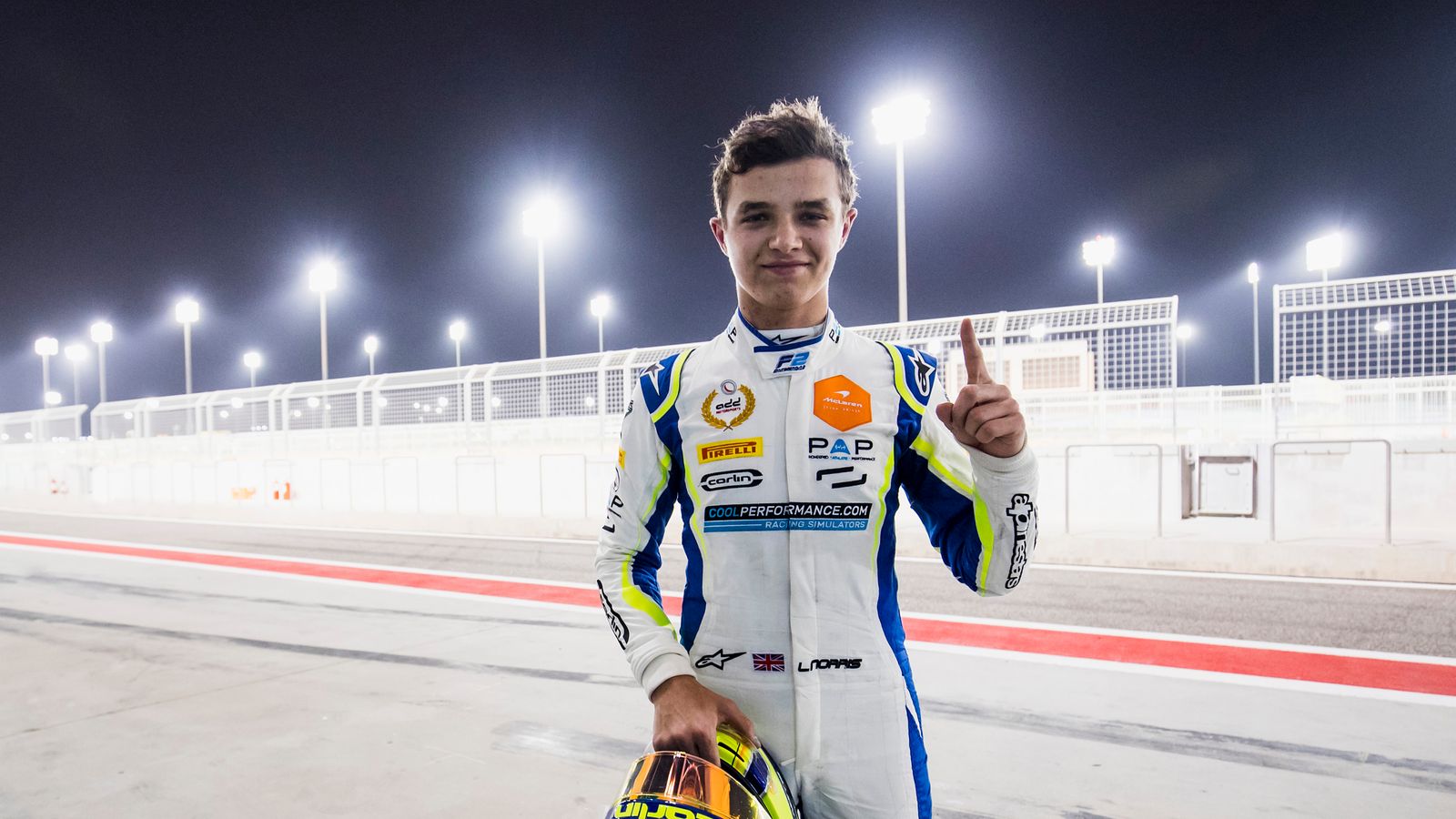 Lando Norris takes pole on his F2 debut with Carlin in Bahrain | F1 ...