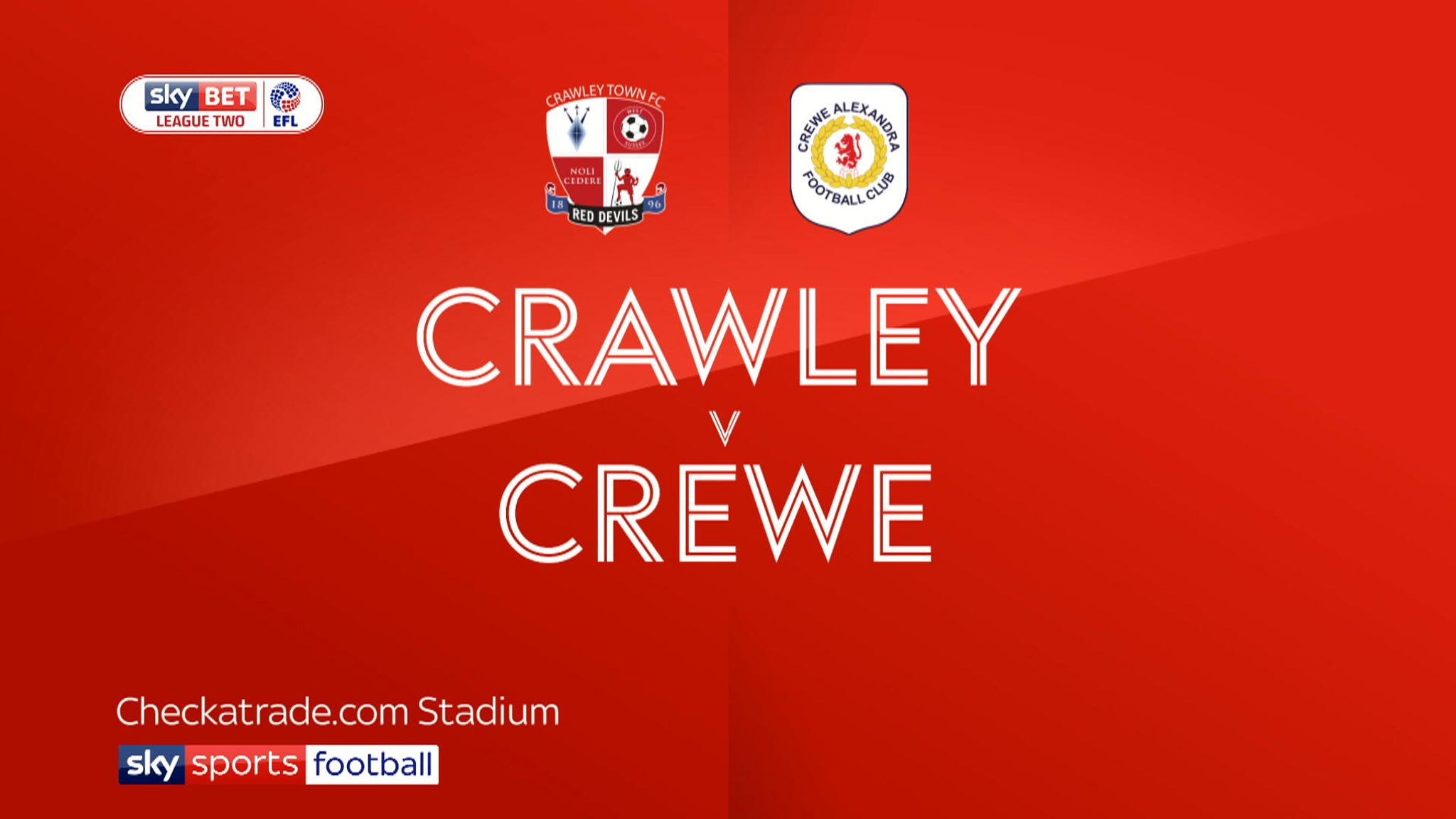 Crawley v Crewe preview | Football News | Sky Sports