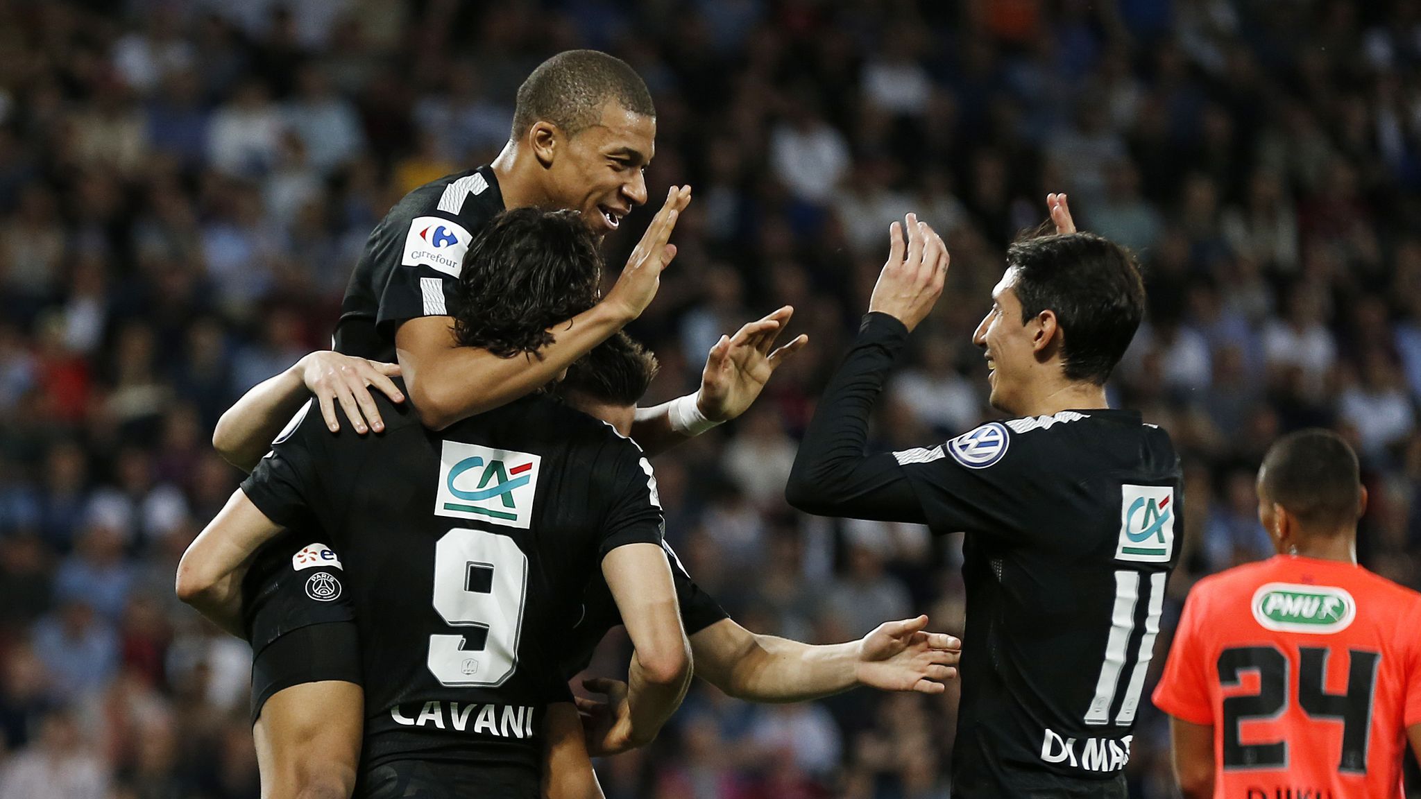 Caen 1-2 Paris-Saint Germain: Kylian Mbappe's double sees PSG into ...