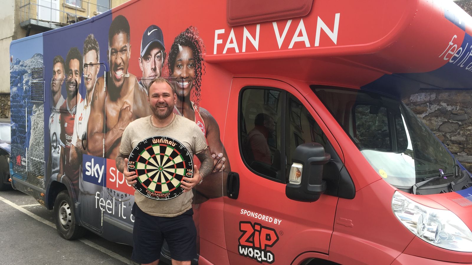 #FANVAN need a darts nickname for Scott Quinnell | Darts News | Sky Sports