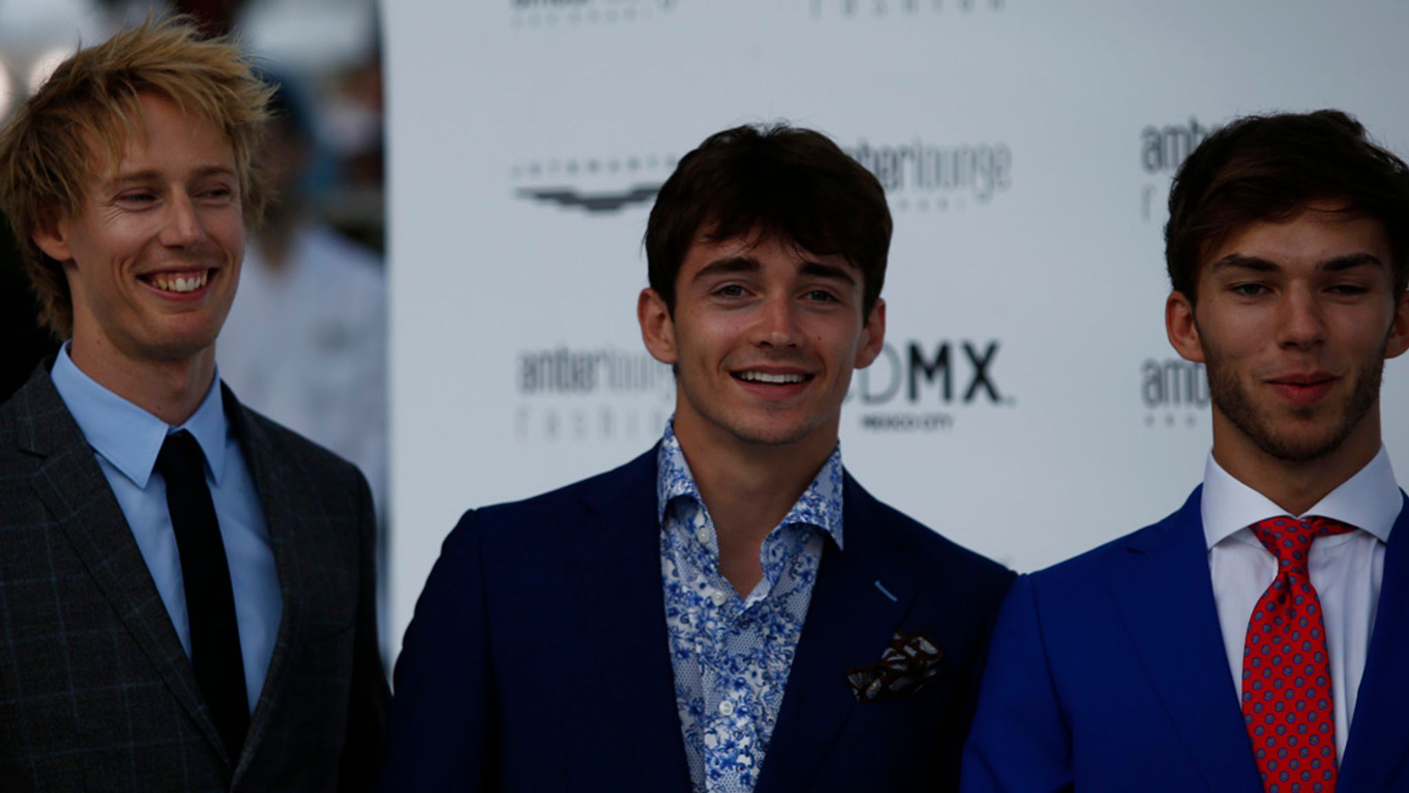 The Formula 1 drivers at the Monaco Amber Lounge fashion show! | F1 ...