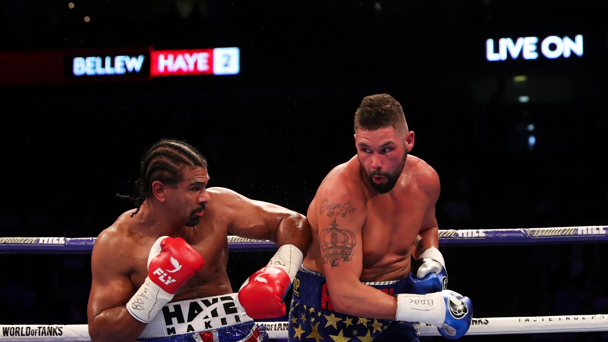 Bellew vs Haye 2: Tony Bellew stops David Haye in fifth round at The O2 ...