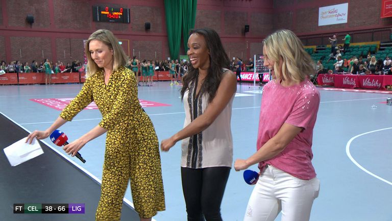 Netball presenters do the floss | Video | Watch TV Show | Sky Sports