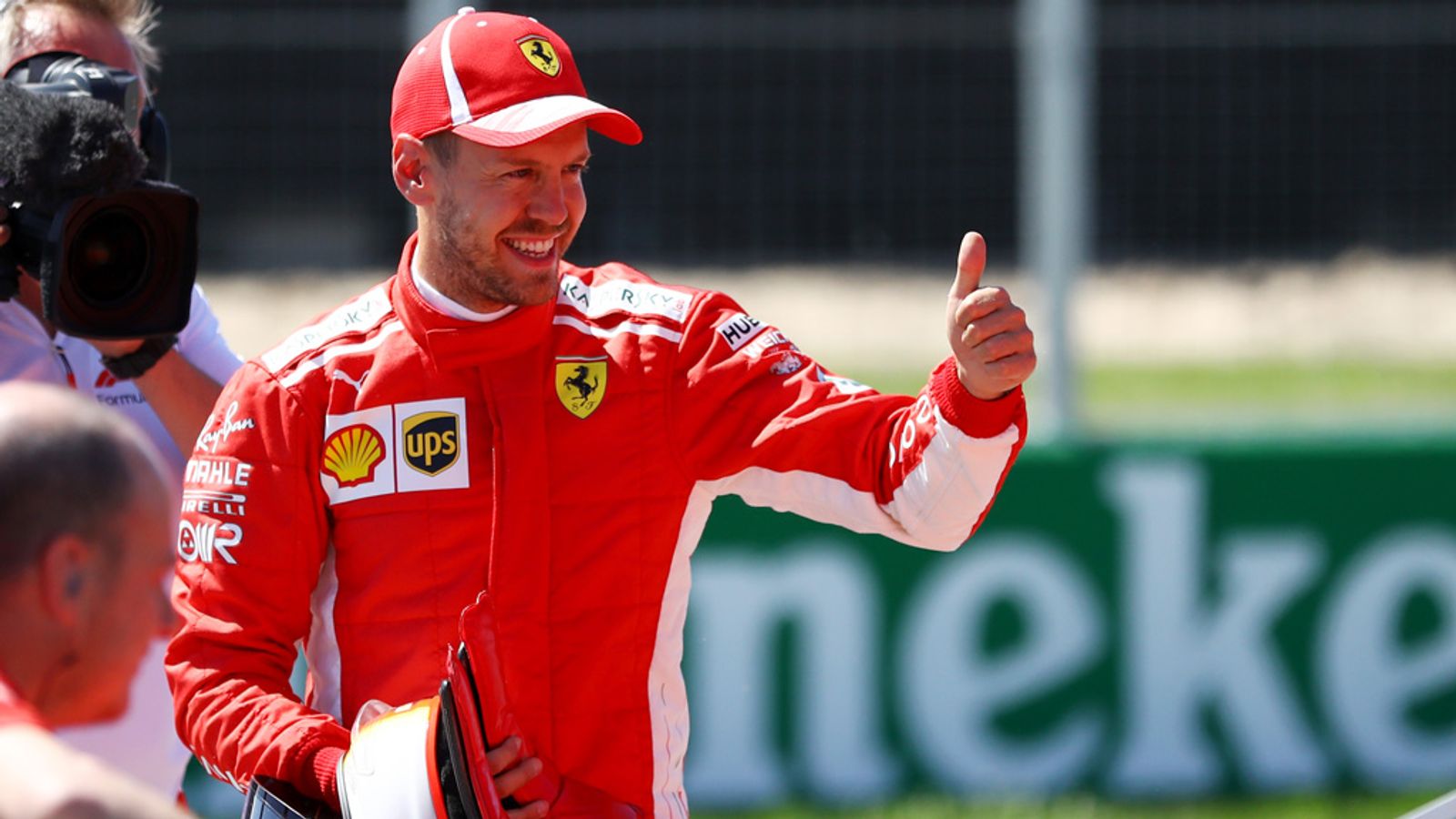 Canadian GP: Sebastian Vettel on pole position as Lewis Hamilton ...