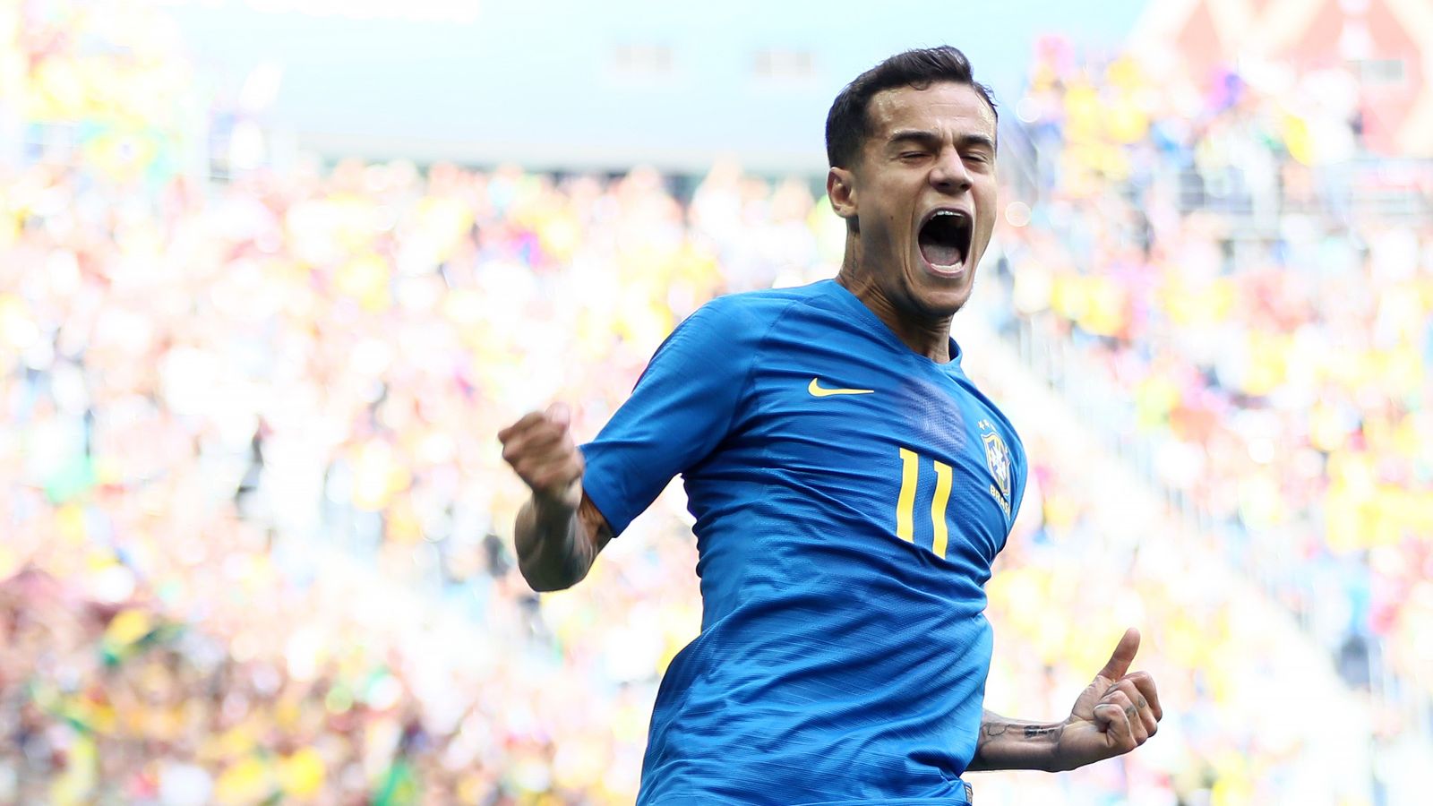 Brazil 2-0 Costa Rica: Philippe Coutinho, Neymar seal dramatic late win ...