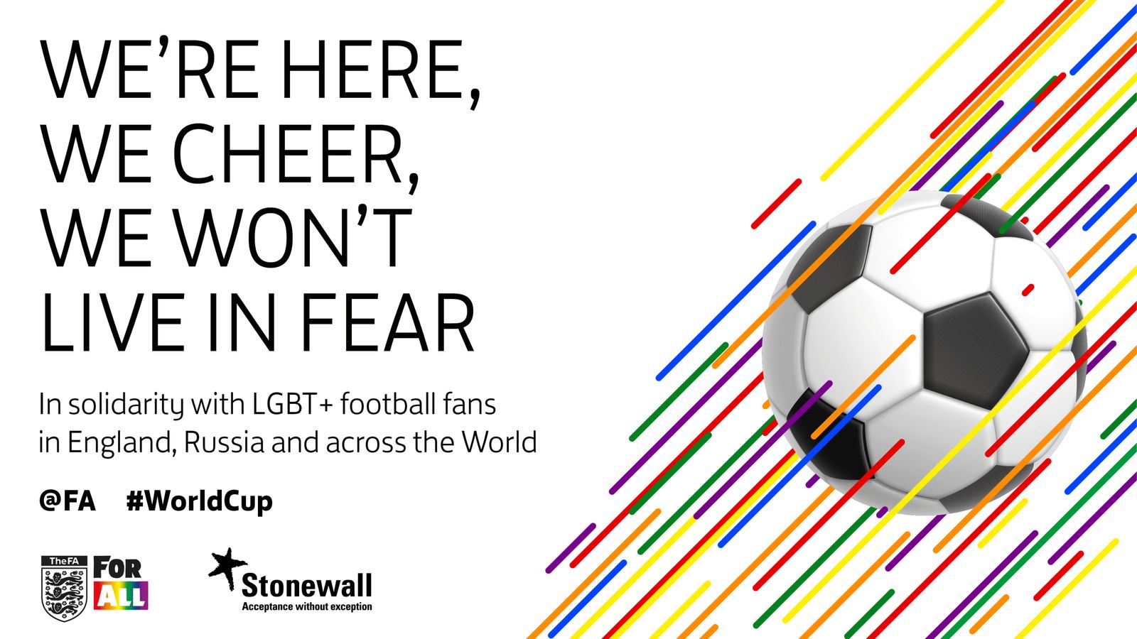 FA asks football fans to share LGBT+ solidarity message | Football News ...