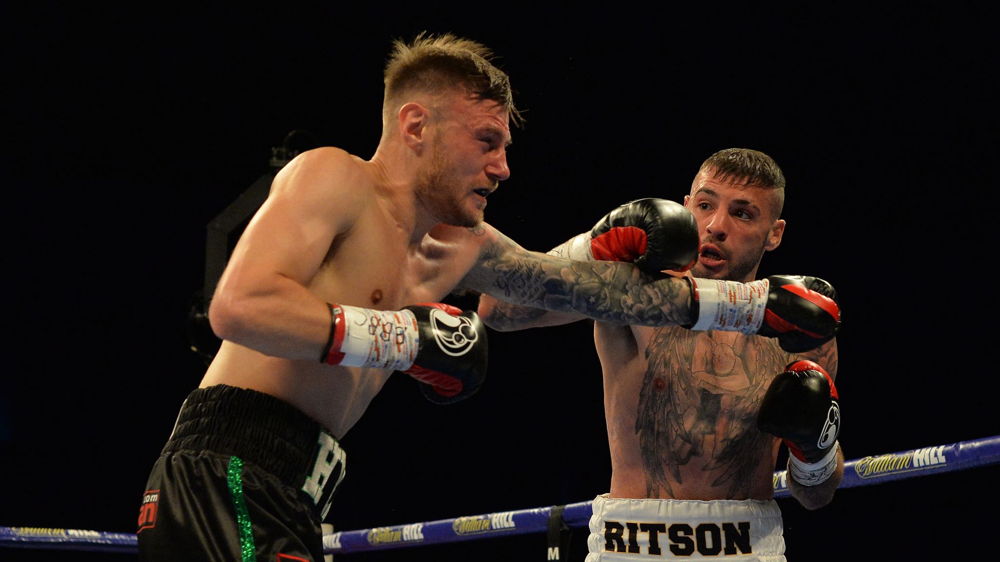 George vs Kelly: Lewis Ritson destroys Paul Hyland Jr in opening round ...