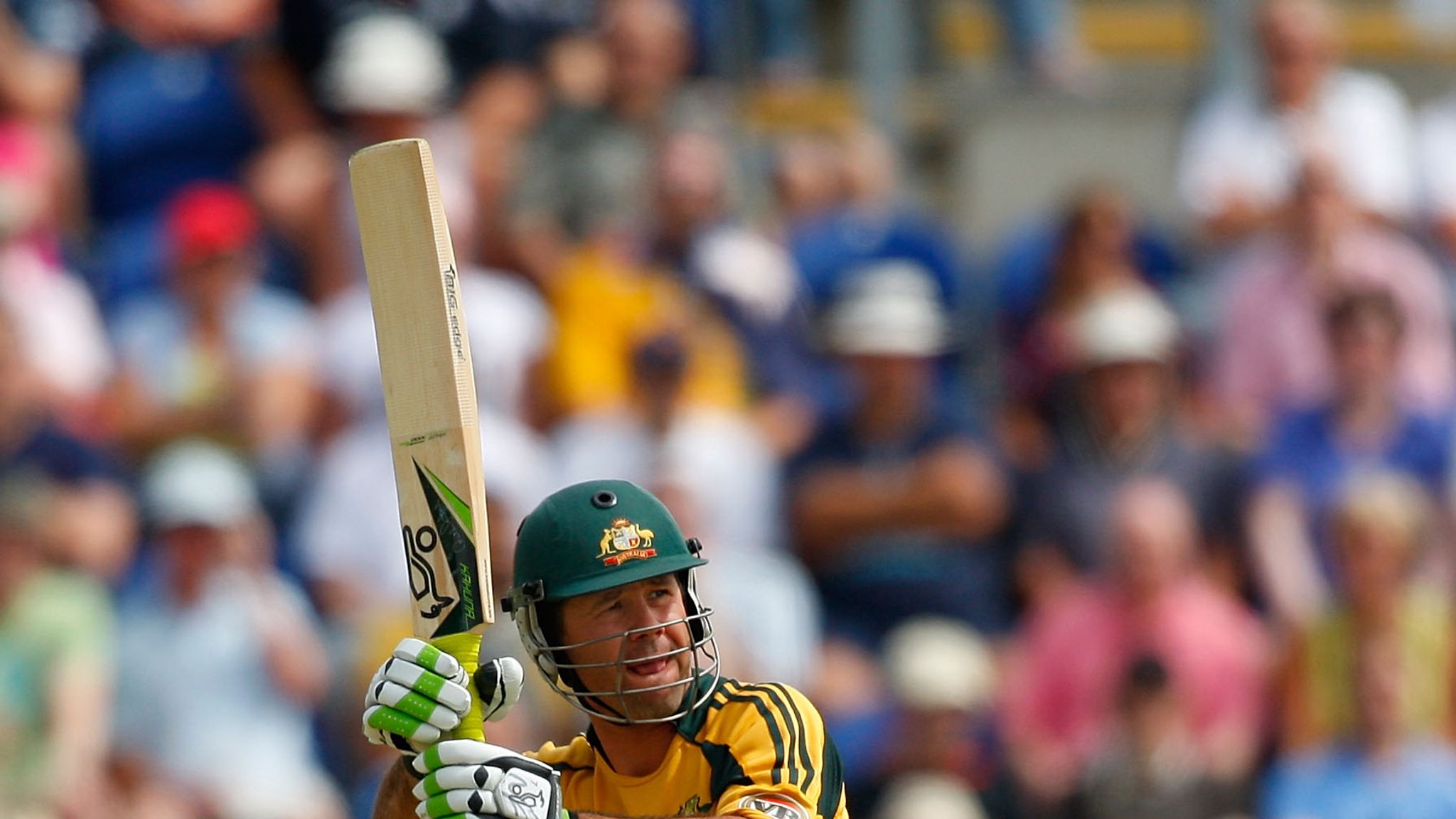 Ricky Ponting demonstrates batting drills that helped him perfect his ...