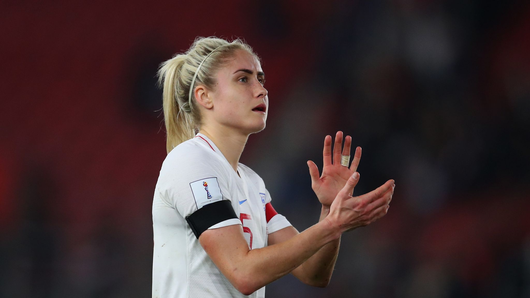 Steph Houghton key to England Women World Cup bid, says Phil Neville ...