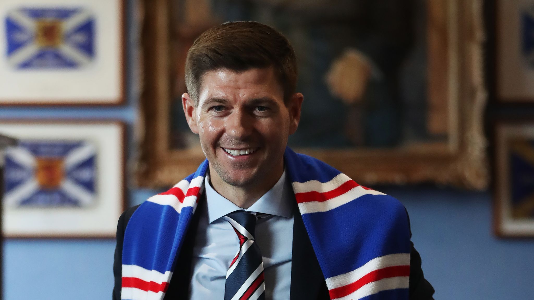 Steven Gerrard Rangers Wallpaper