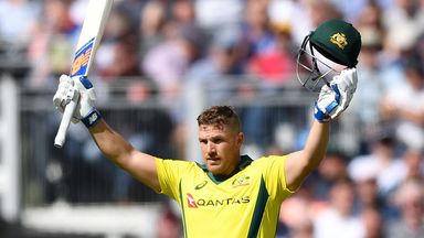 Aaron Finch hits new T20I record score in Australia Tri-Series win ...