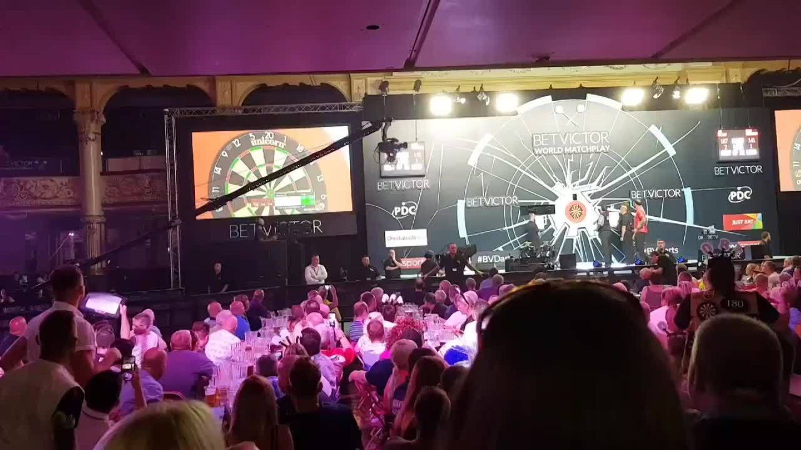Anderson's nine-darter from the crowd | Darts News | Sky Sports