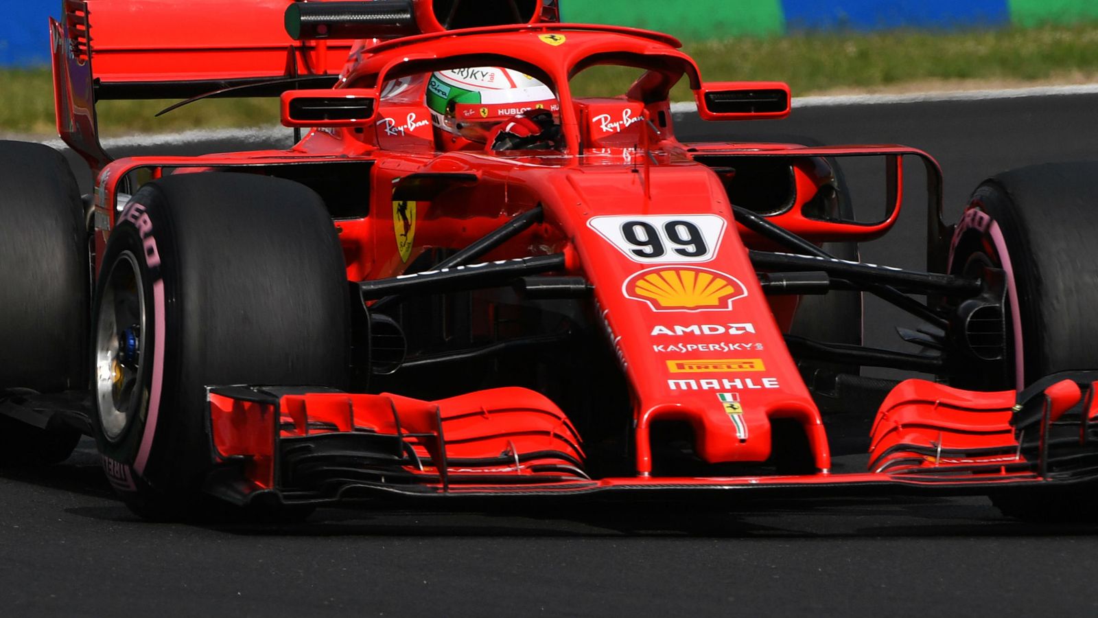 F1 Hungary Test: Antonio Giovinazzi shines for Ferrari with track ...