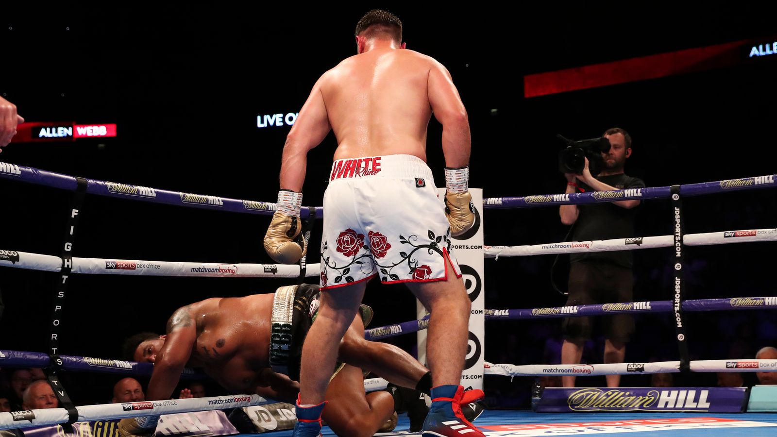 Whyte vs Parker: Dave Allen knocks out Nick Webb | Boxing News | Sky Sports