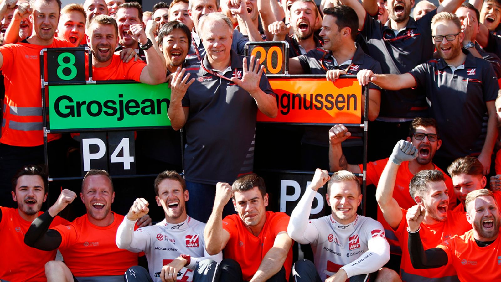 Kevin Magnussen, Romain Grosjean excel for Haas' best F1 result | F1 ...
