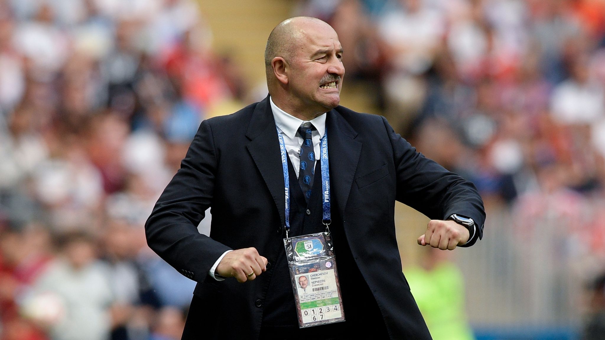 Russian inspiration at World Cup from Stanislav Cherchesov moustache ...