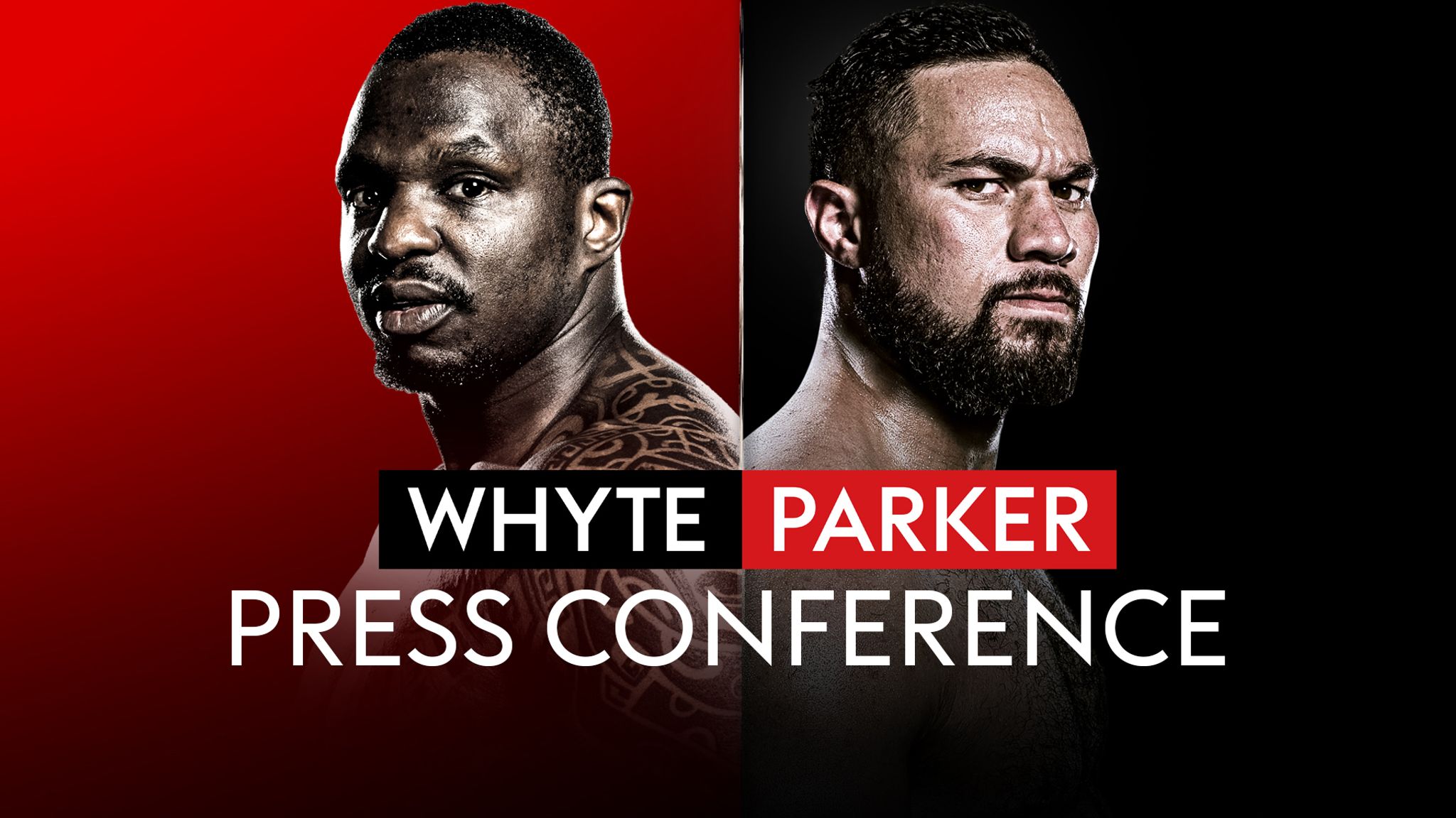 Whyte vs Parker: Dillian Whyte and Joseph Parker go face to face ...
