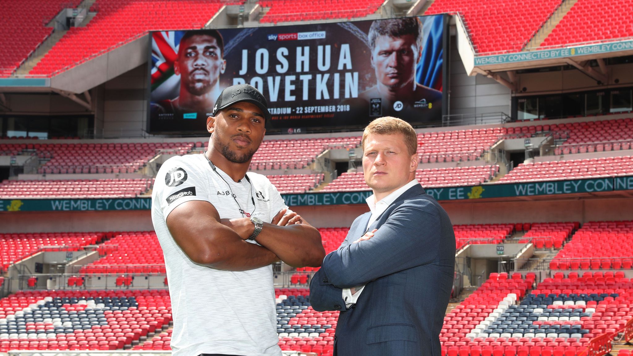 Joshua vs Povetkin: Anthony Joshua's every move is watched by bodyguard ...
