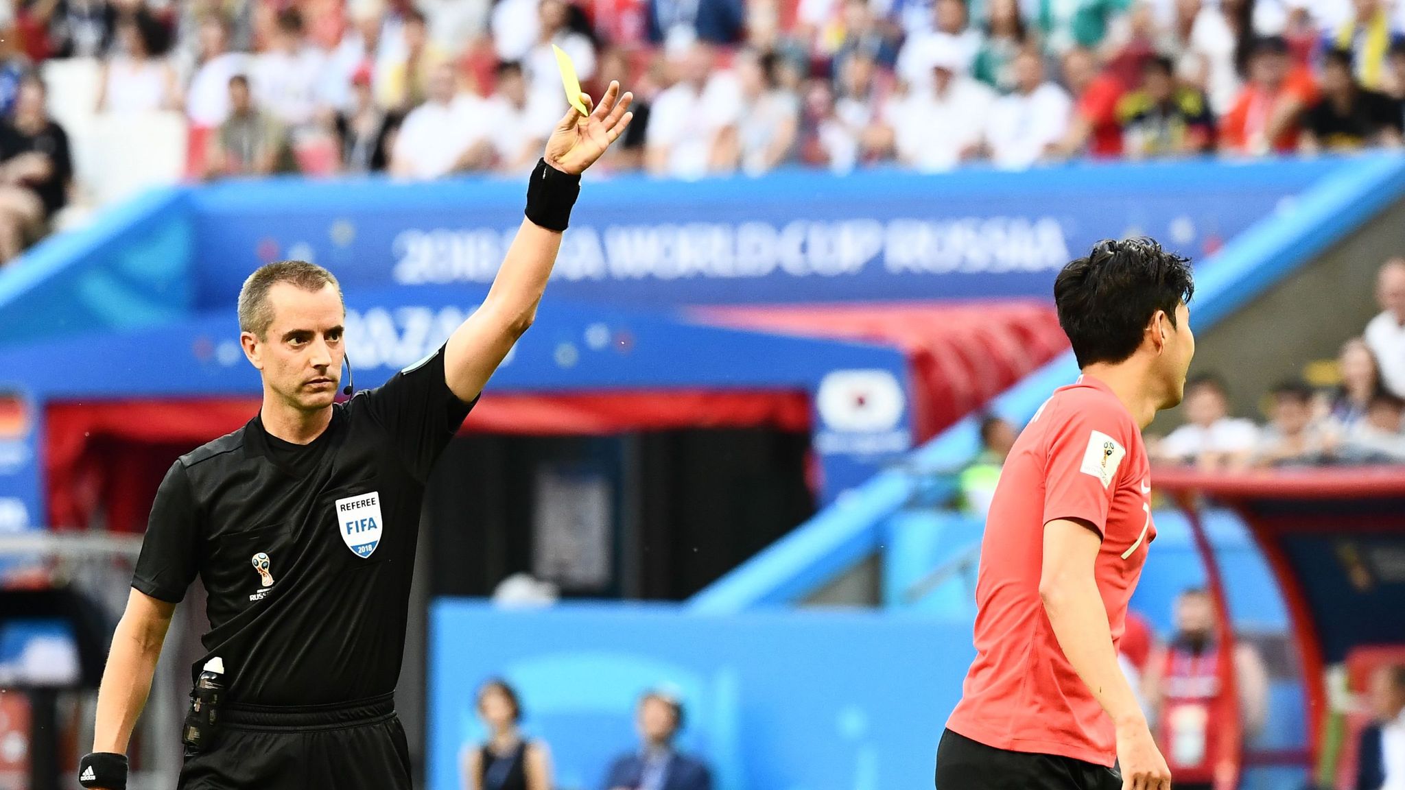 Focus on Colombia v England referee: Mark Geiger, his World Cup record ...