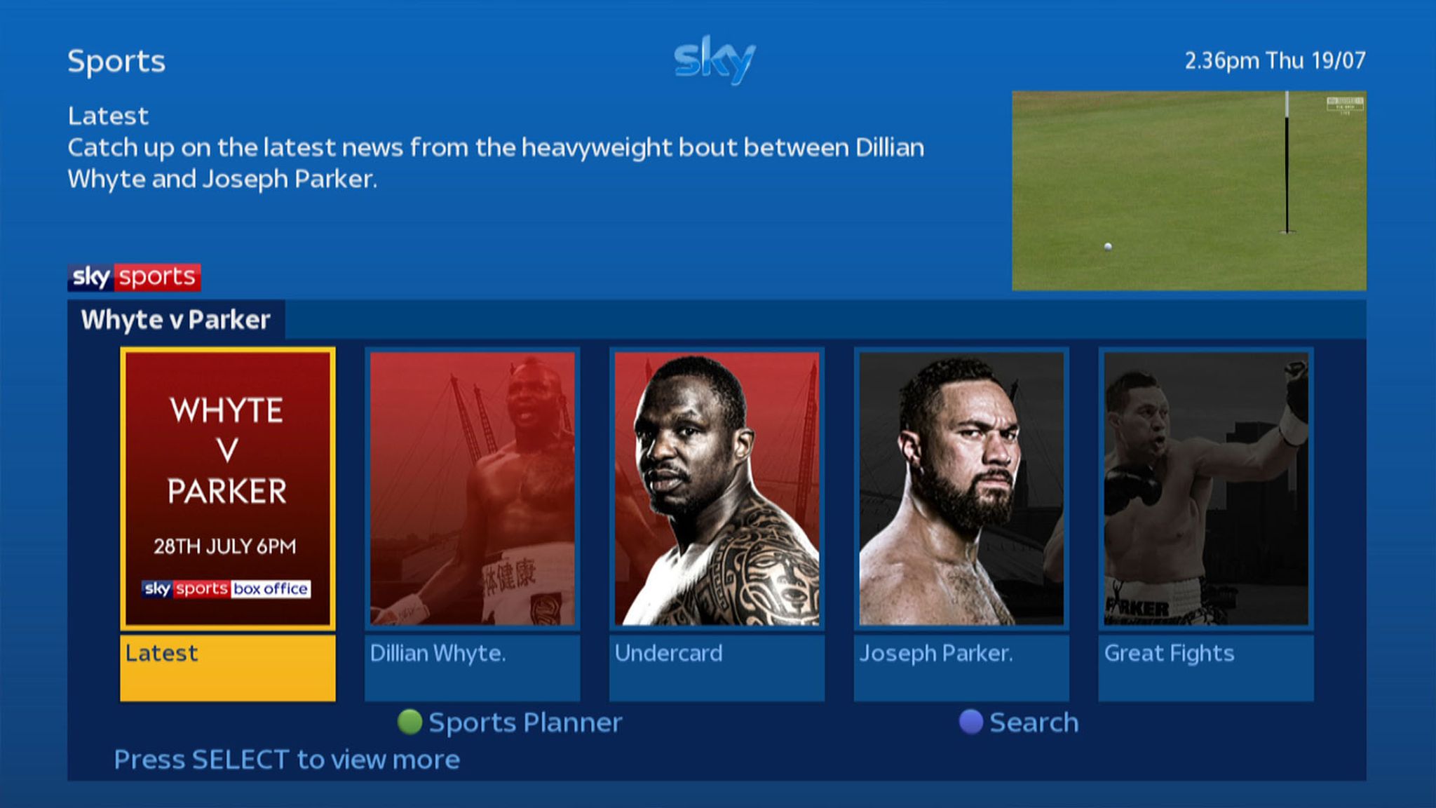 Whyte vs Parker: All the timing, pricing and booking details for the ...