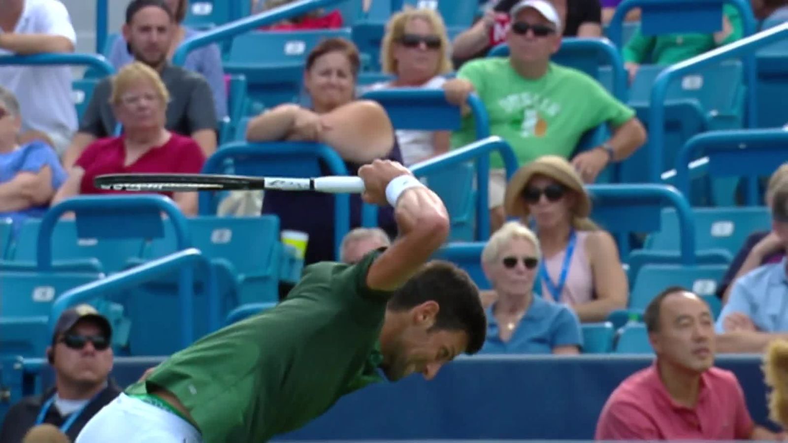 Djokovic destroys racket | Tennis News | Sky Sports