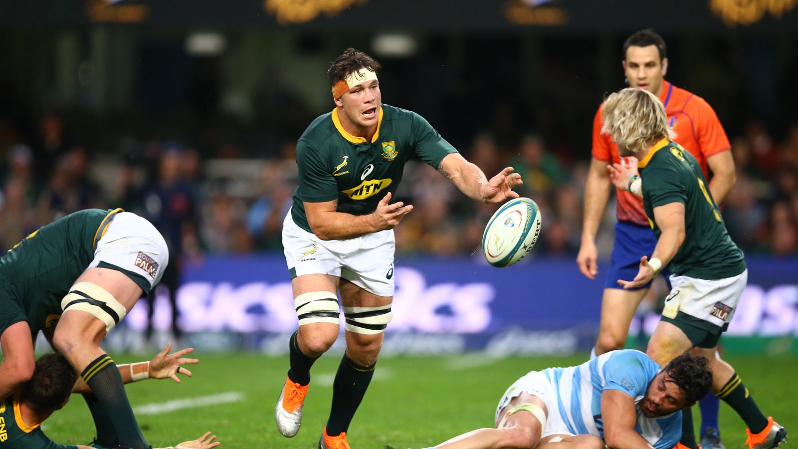 Francois Louw at No 8 for South Africa against New Zealand | Rugby ...