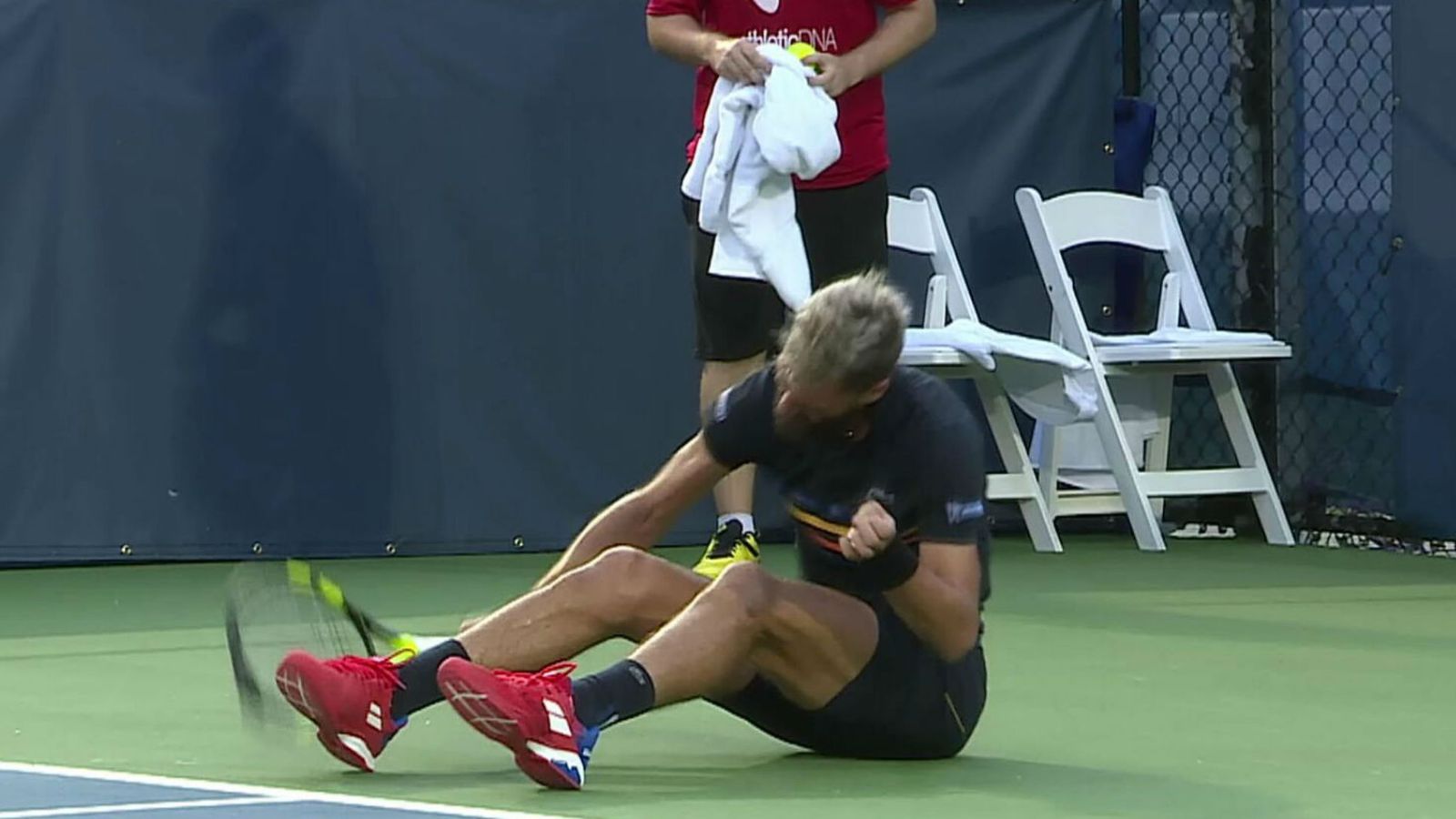 Benoit Paire smashes three rackets in Citi Open court meltdown | Tennis ...