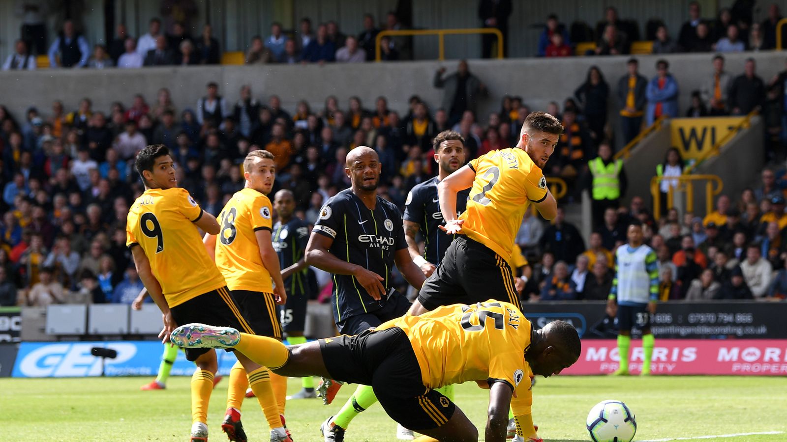 WATCH: Hand of Boly puts Wolves ahead vs Manchester City | Football ...