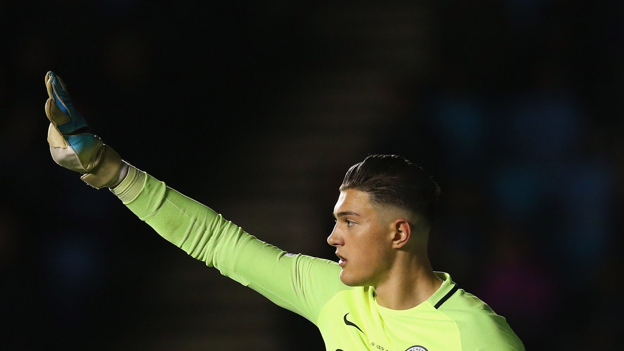 Manchester City recall goalkeeper Aro Muric after Claudio Bravo injury ...