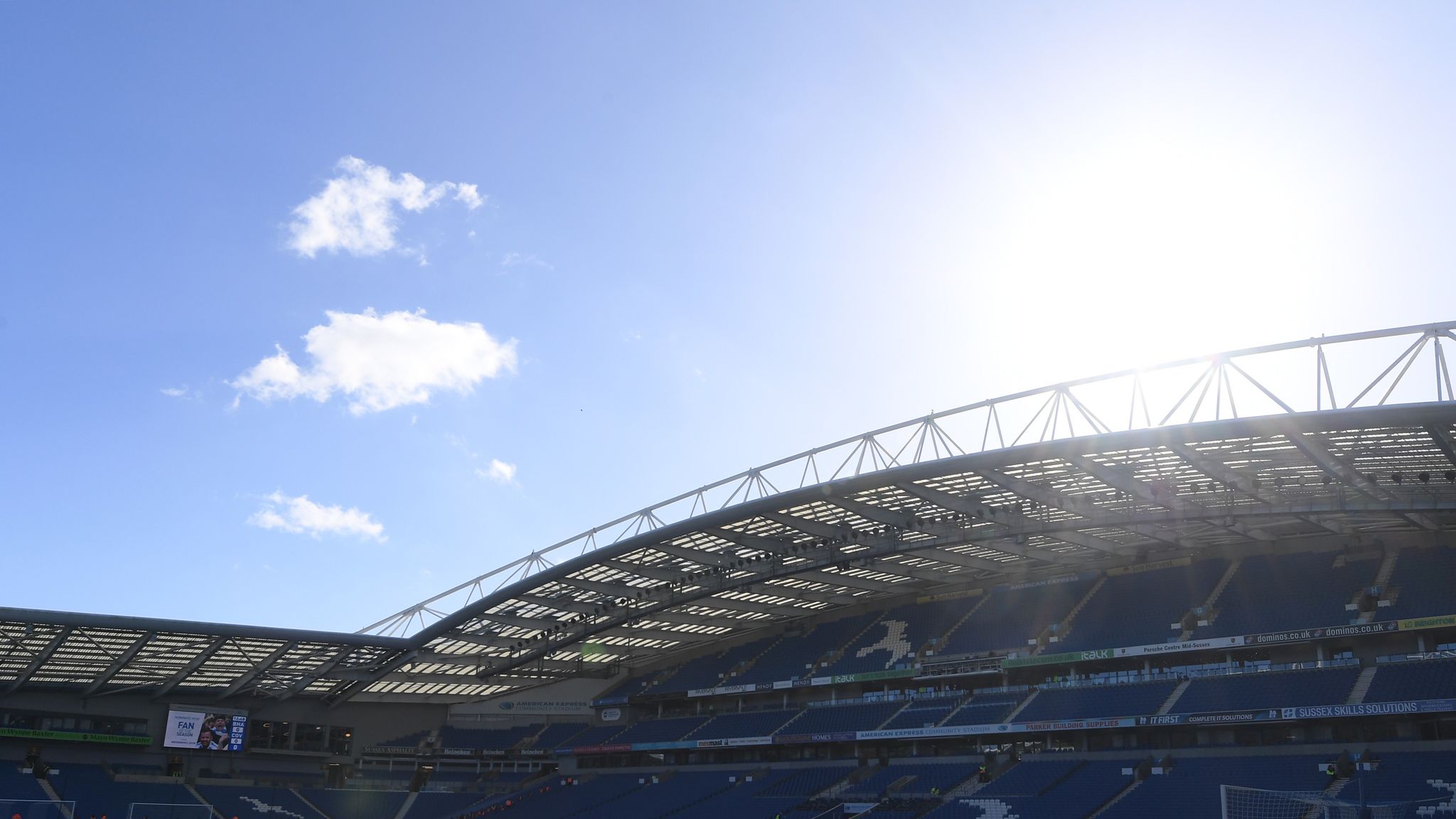 Brighton fan dies after falling ill at Amex stadium on Saturday ...