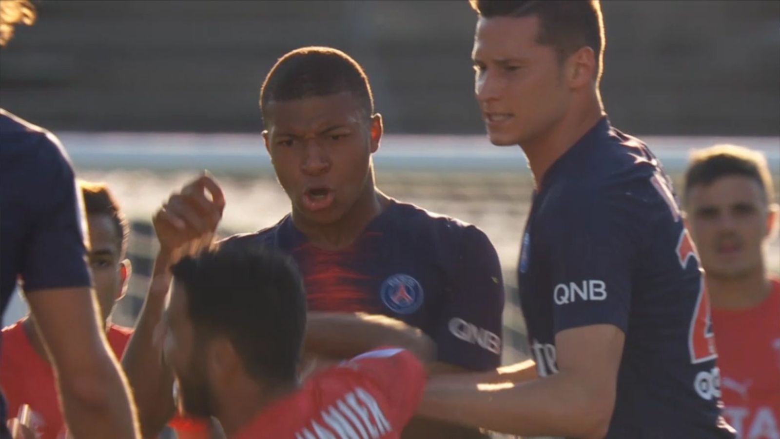 WATCH: Kylian Mbappe sent off for Paris Saint-Germain after scoring ...