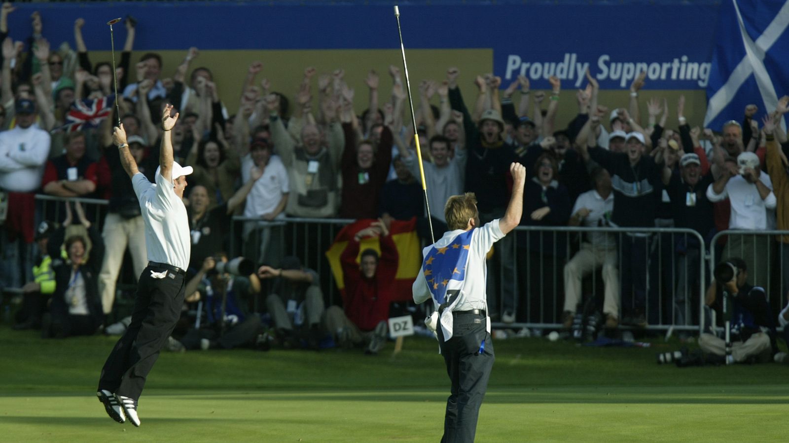 Ryder Cup moments: McGinley's lake jump! | Golf News | Sky Sports