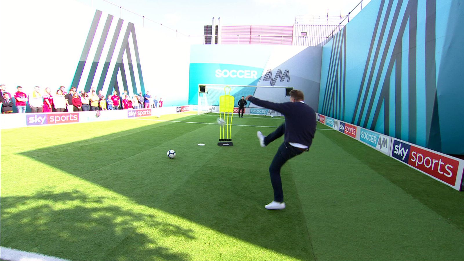 Paul Merson takes on the Soccer AM volley challenge | Football News ...