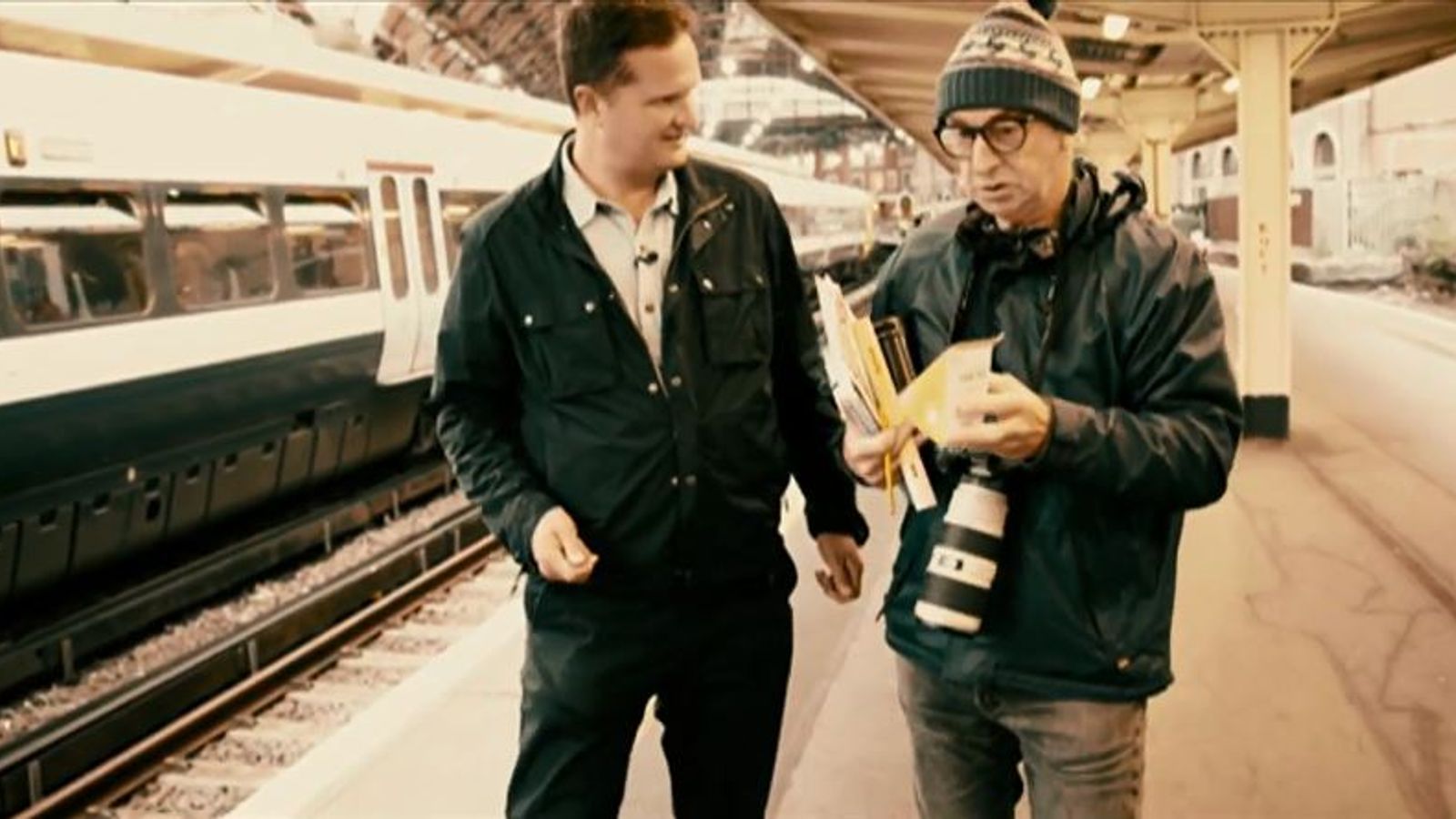 WATCH: Bumble goes trainspotting - and takes Rob Key along to show him ...