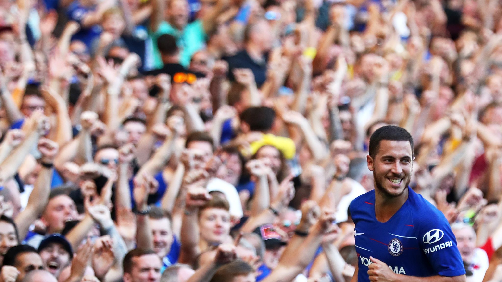 Eden Hazard says he is enjoying life under Chelsea boss Maurizio Sarri ...