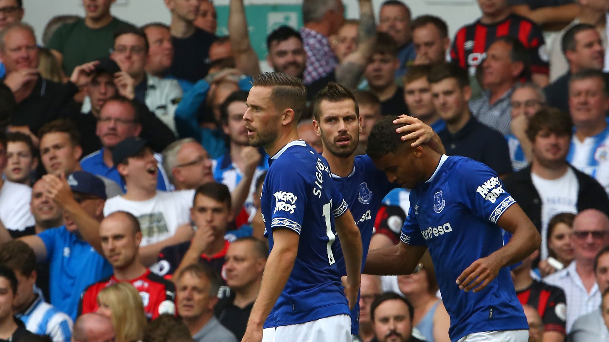 Everton 1-1 Huddersfield: Dominic Calvert-Lewin cancels out Philip ...